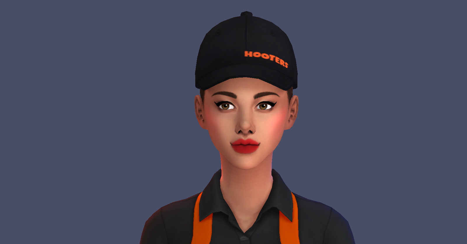 Mod The Sims - Hooters Unform + CAP