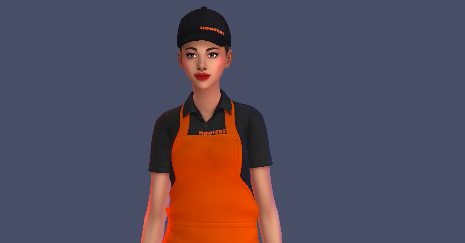 Mod The Sims - Hooters Unform + CAP