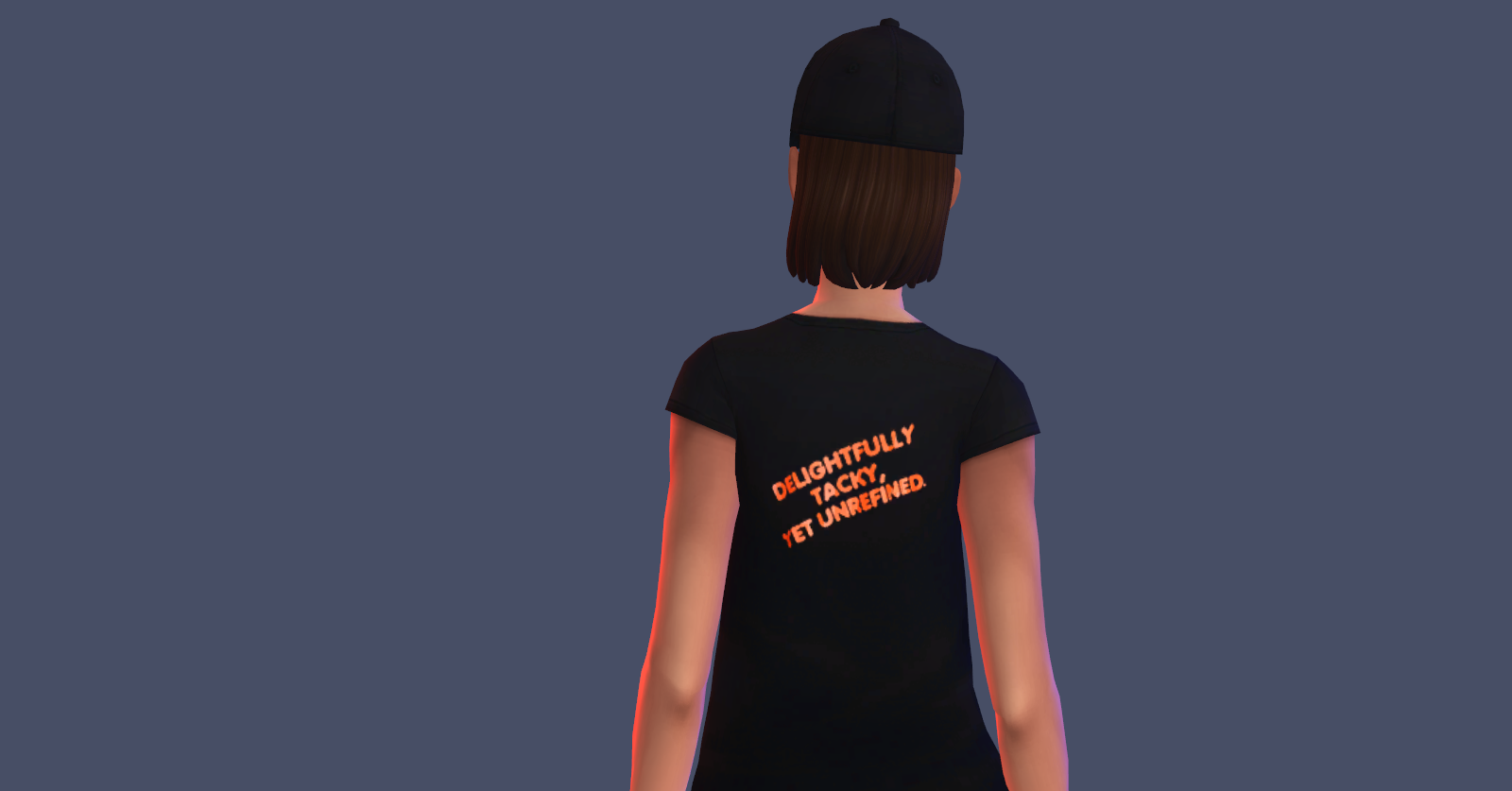 Mod The Sims - HOOTERS uniform with slogan (Version 2)