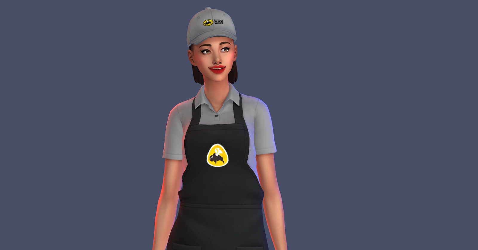 Mod The Sims - Buffalo Wild Wings Uniform + CAP