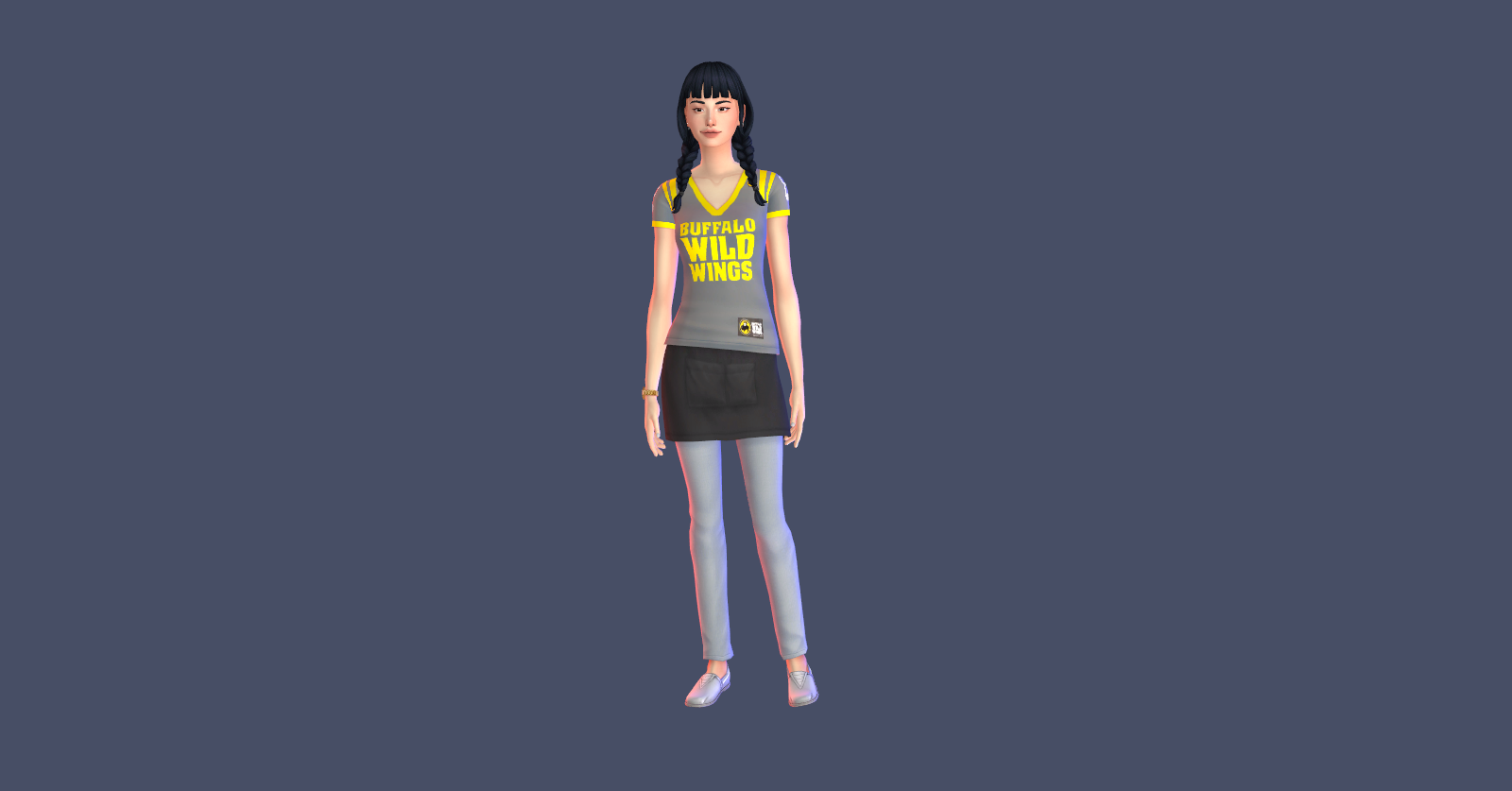 Mod The Sims - Buffalo Wild Wings Uniform + CAP