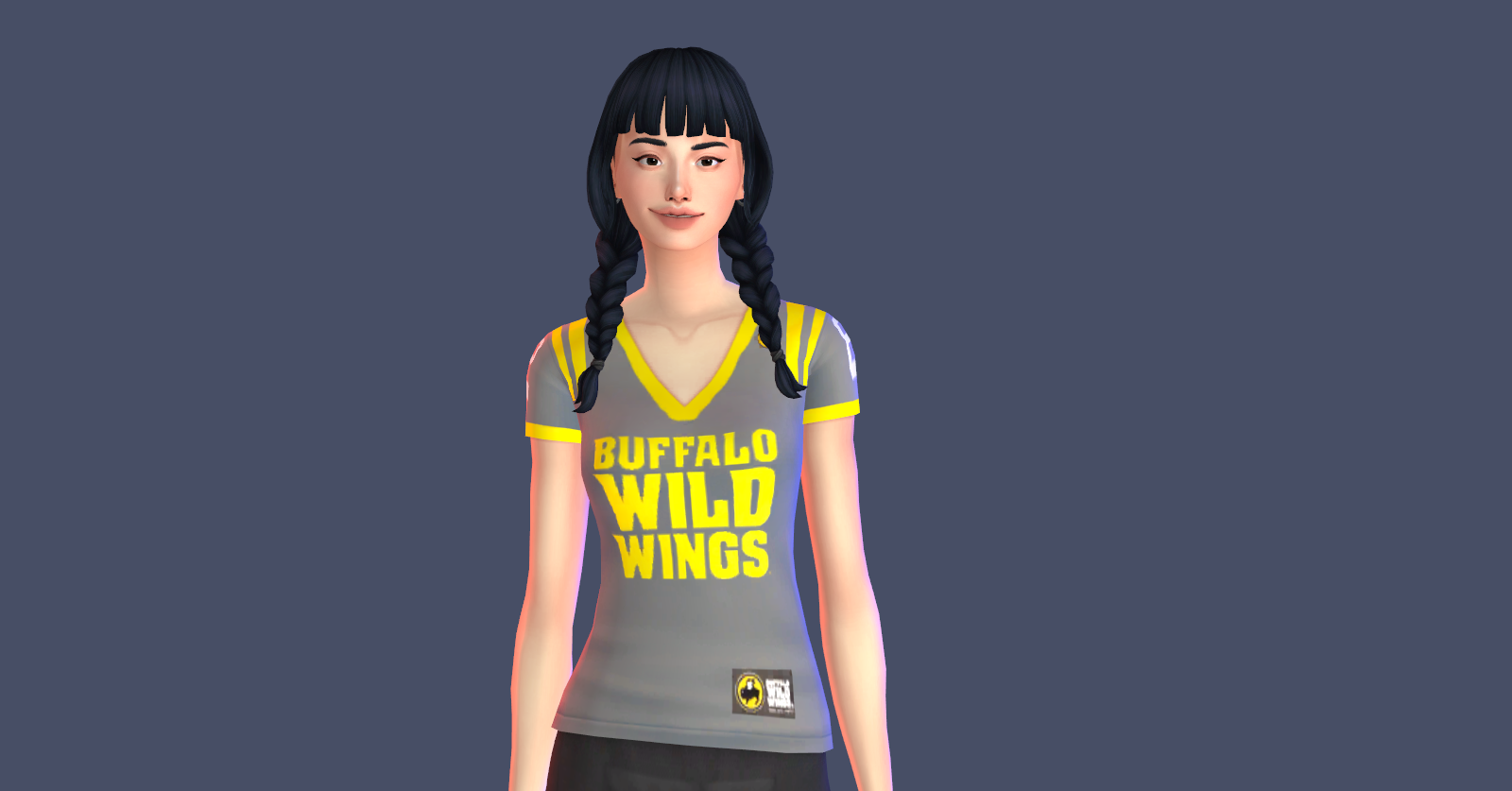 Mod The Sims - Buffalo Wild Wings Uniform + CAP