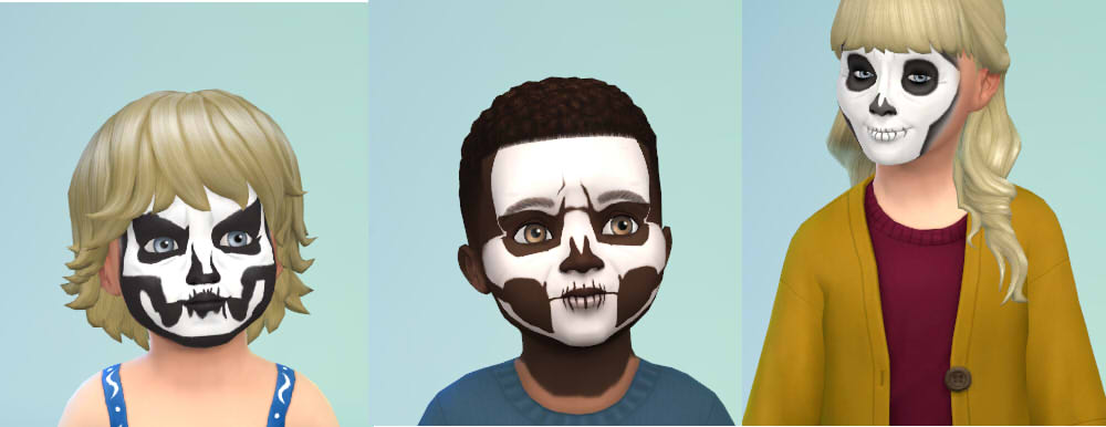Mod The Sims - Ghost Face paint