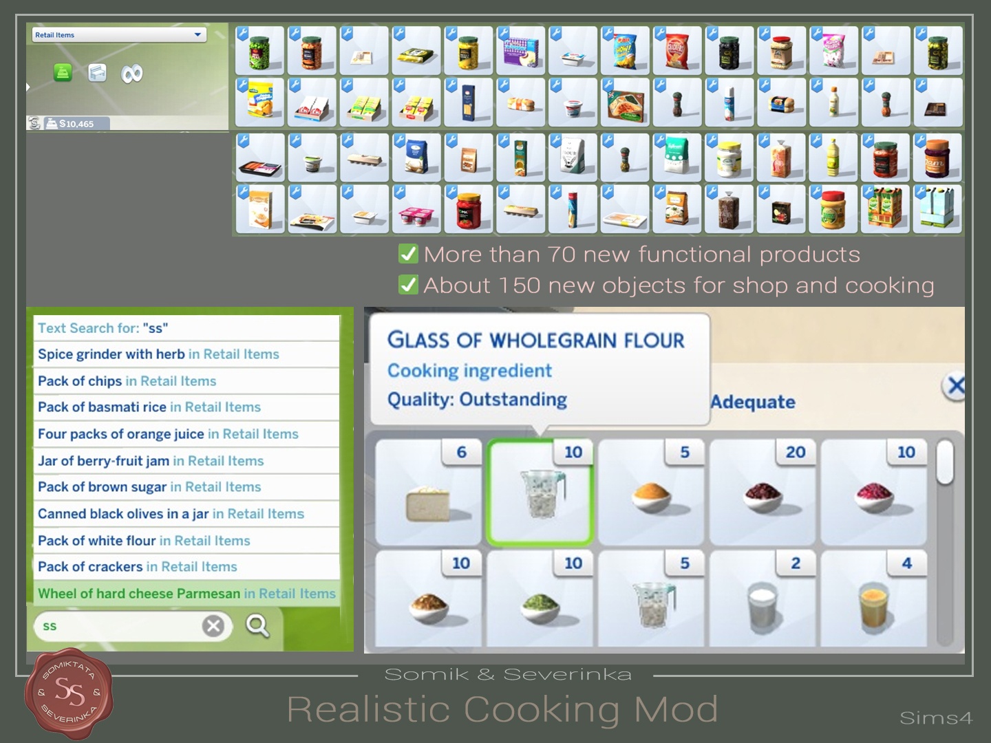 Mod The Sims - Realistic Cooking Mod [Updated to 5.3]