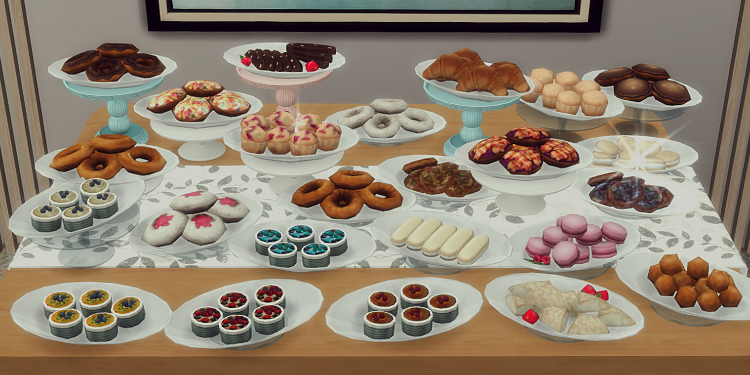 Mod The Sims - All Baking from the Cupcake Machine in the oven