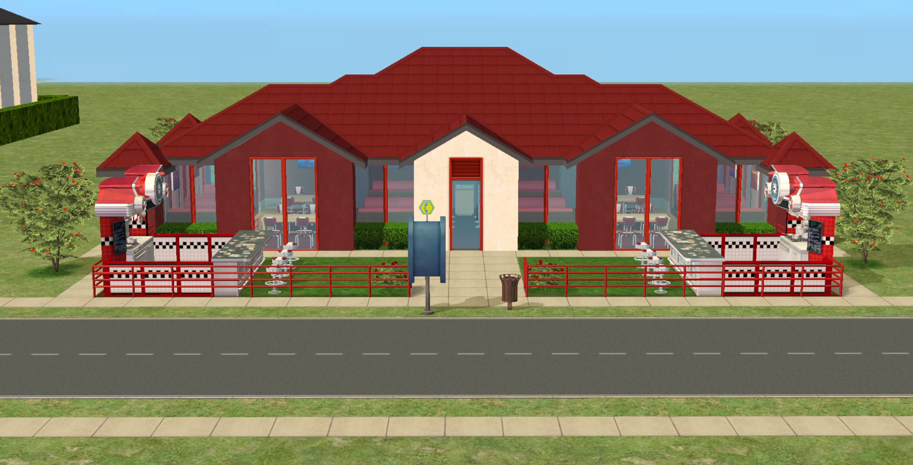 Mod The Sims - "Red Flash Dining" (CC Free)