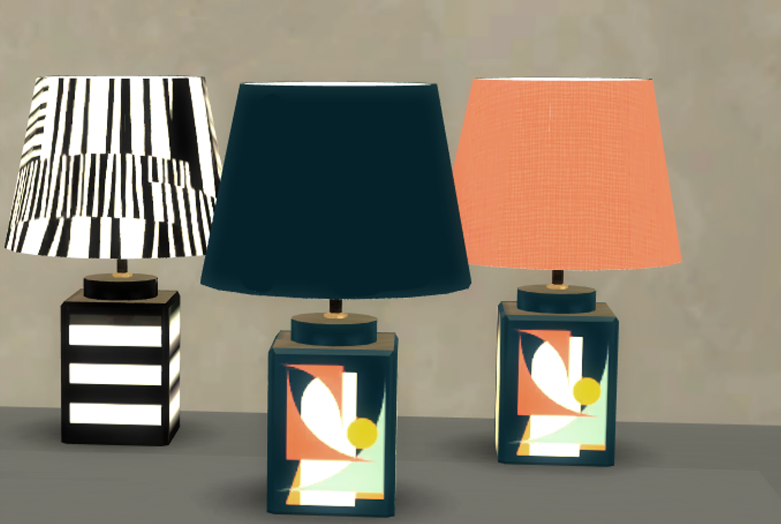 Mod The Sims - Let's be Modern! A new table lamp