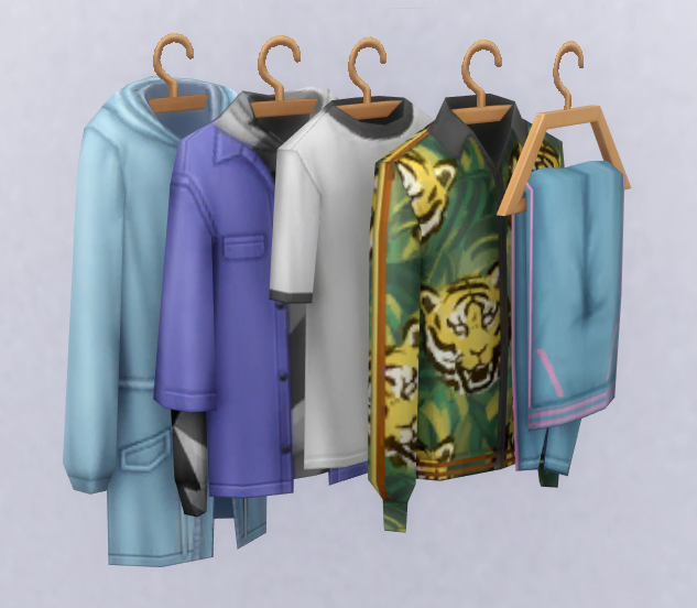 Mod The Sims - [OMSP] completely invisible shelf with dresser hang ...