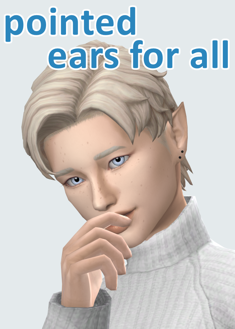 Mod The Sims - pointy ears for all (infants included)