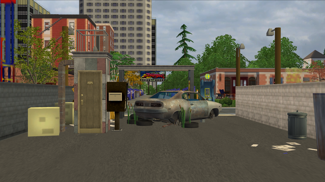 Mod The Sims - Abandoned bus stop