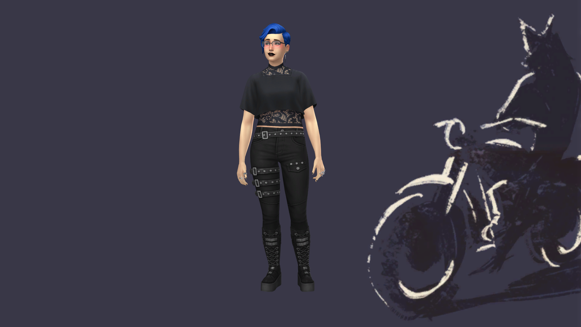 Mod The Sims - Four TS4 Werewolves Themed CAS Backgrounds