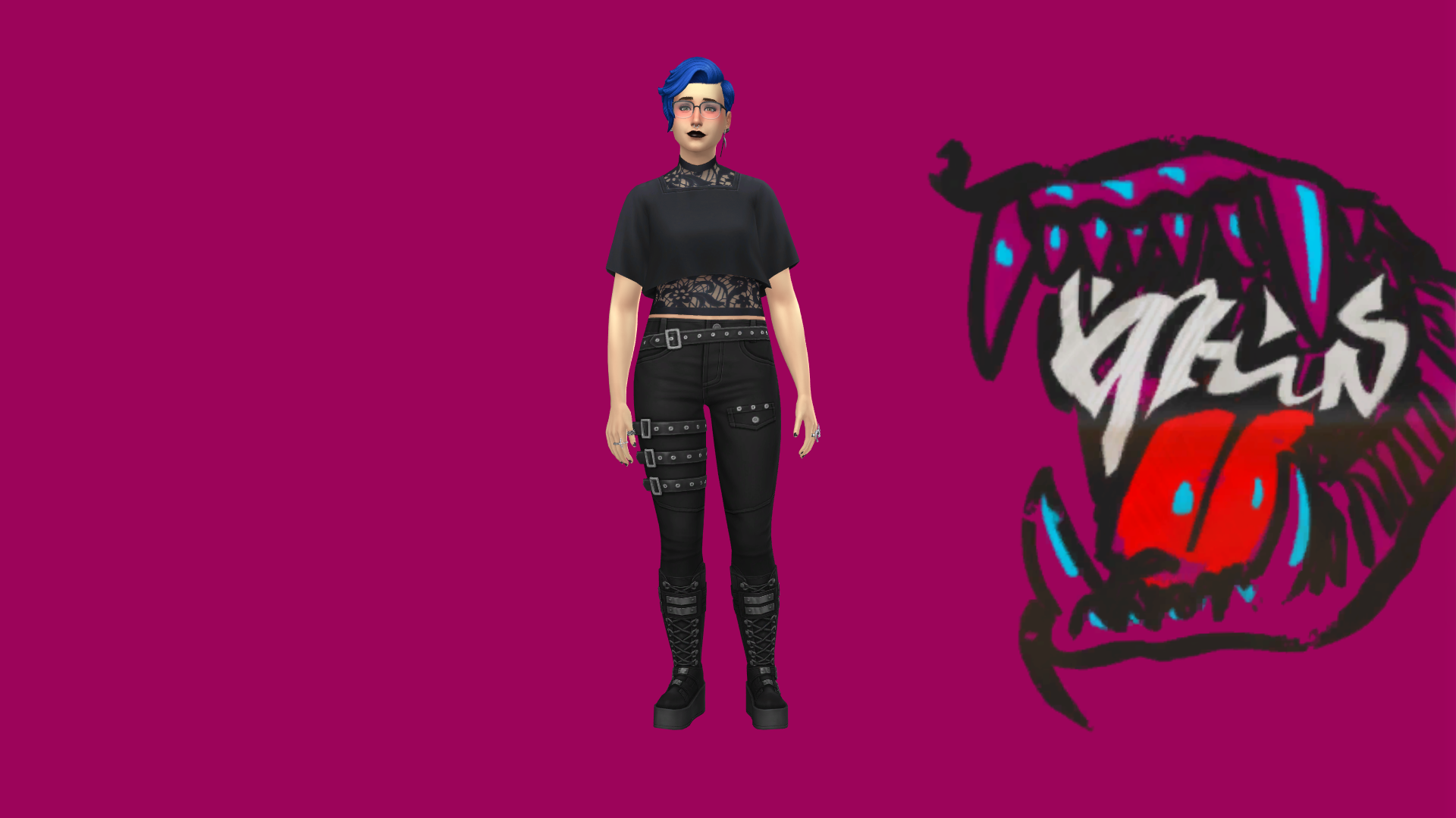 Mod The Sims - Four TS4 Werewolves Themed CAS Backgrounds