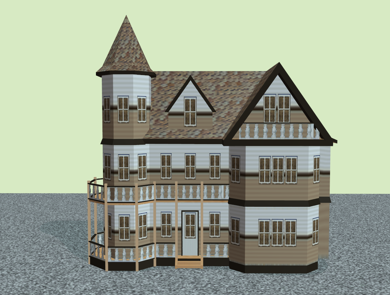 Mod The Sims - Will Lloyd Wright 'Maxis" Dollhouse Recolors
