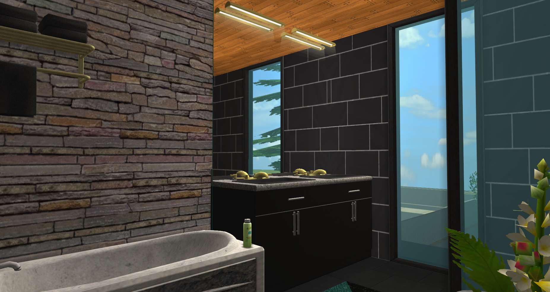 Mod The Sims - Evergreen Modern - No CC