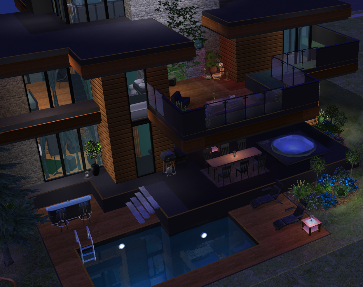 Mod The Sims - Evergreen Modern - No CC