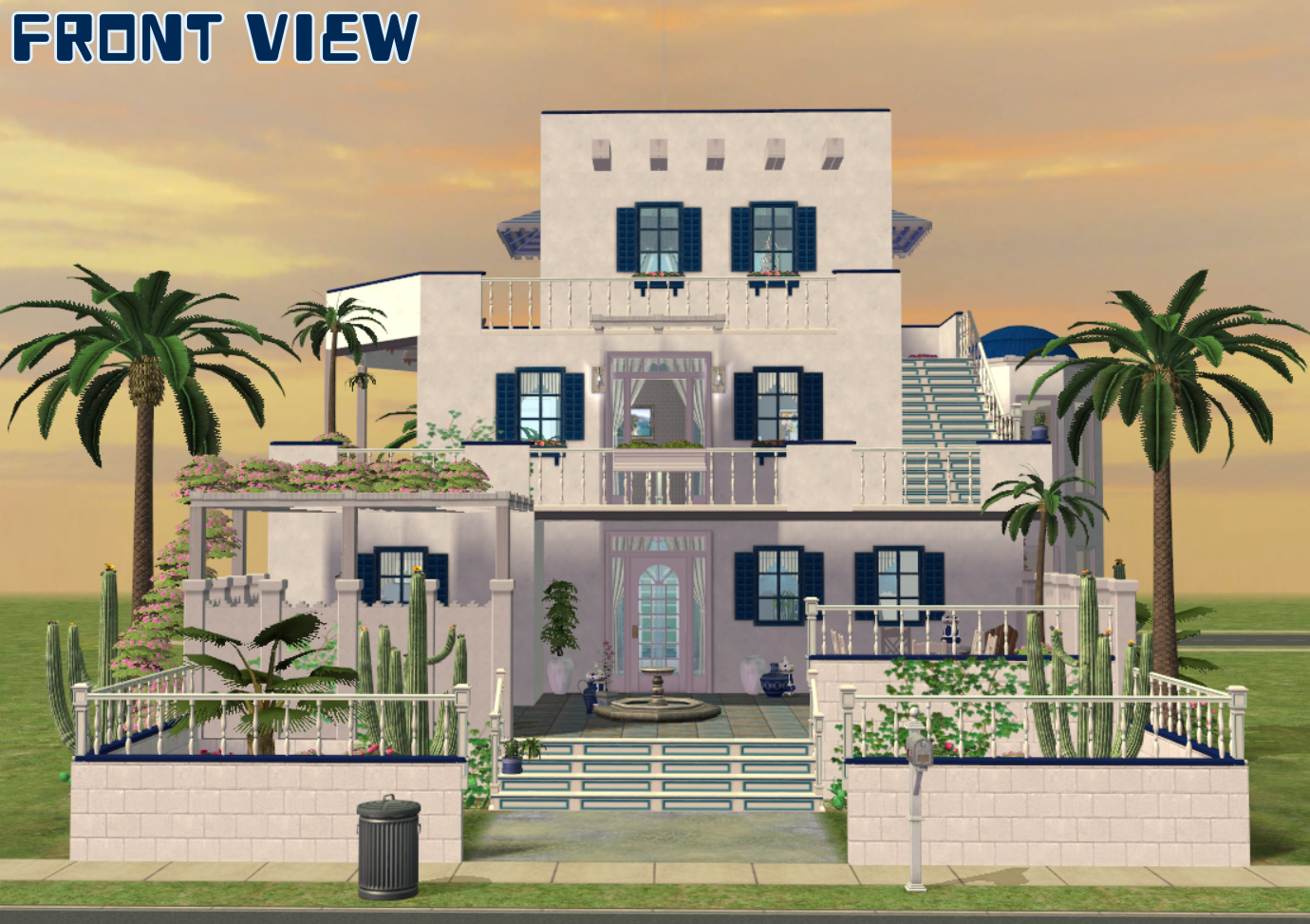 Mod The Sims - Greek Villa - No CC