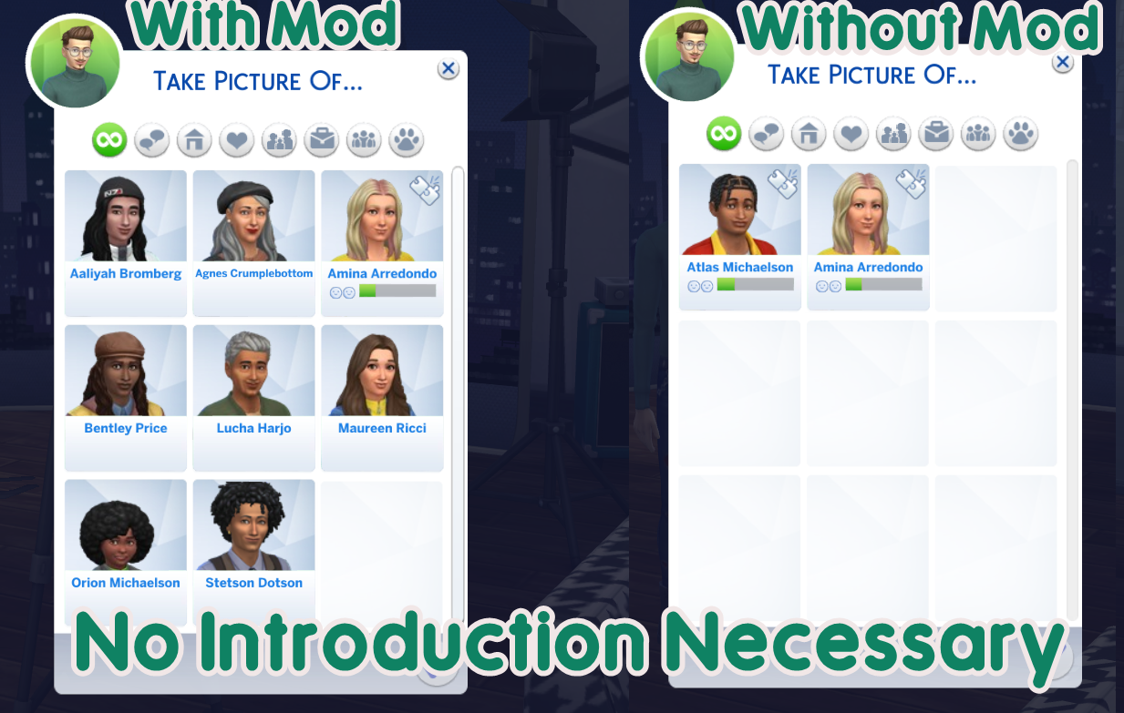Mod The Sims - No Introduction Necessary for Photographers