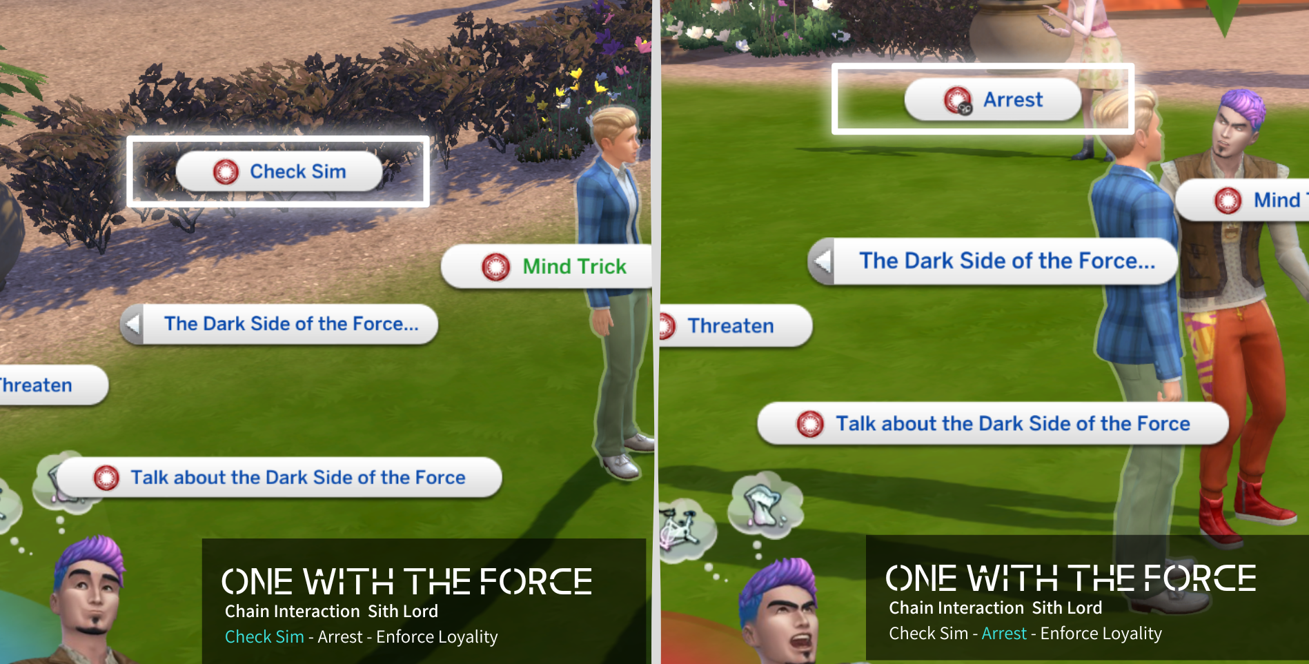 Mod The Sims - Star Wars: One With The Force