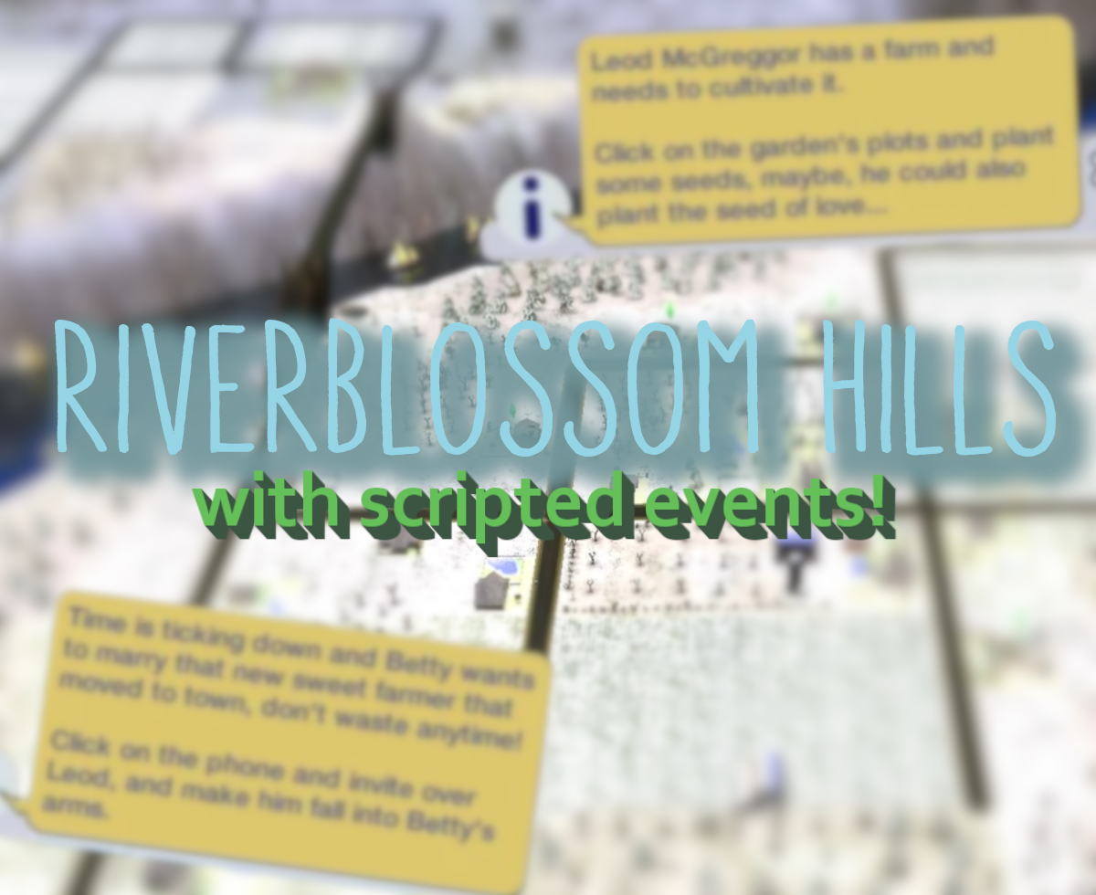 Mod The Sims - Clean Riverblossom Hills with Scripted Events