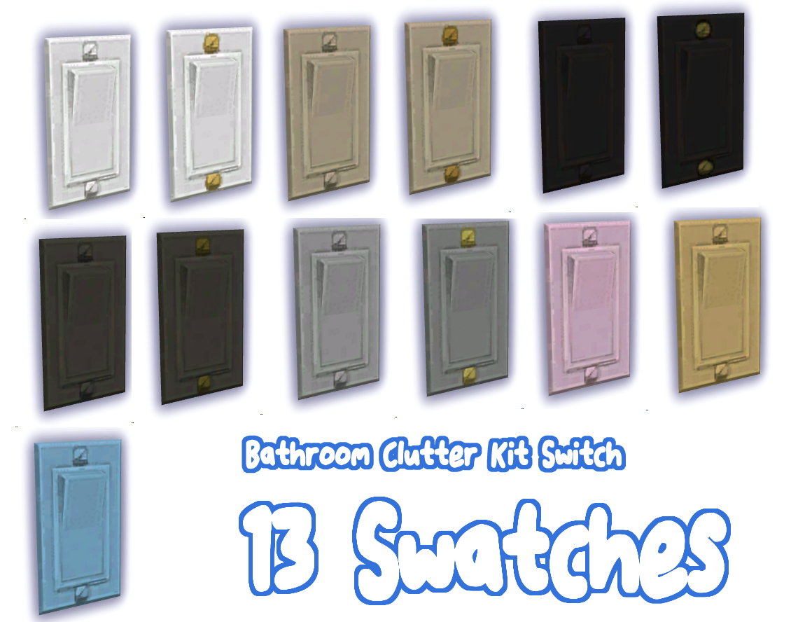 Mod The Sims - Lightswitches Recolored & Made Functional!