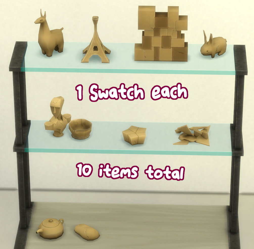 Mod The Sims - Liberated & Separated "Lump of Clay" Sculptures