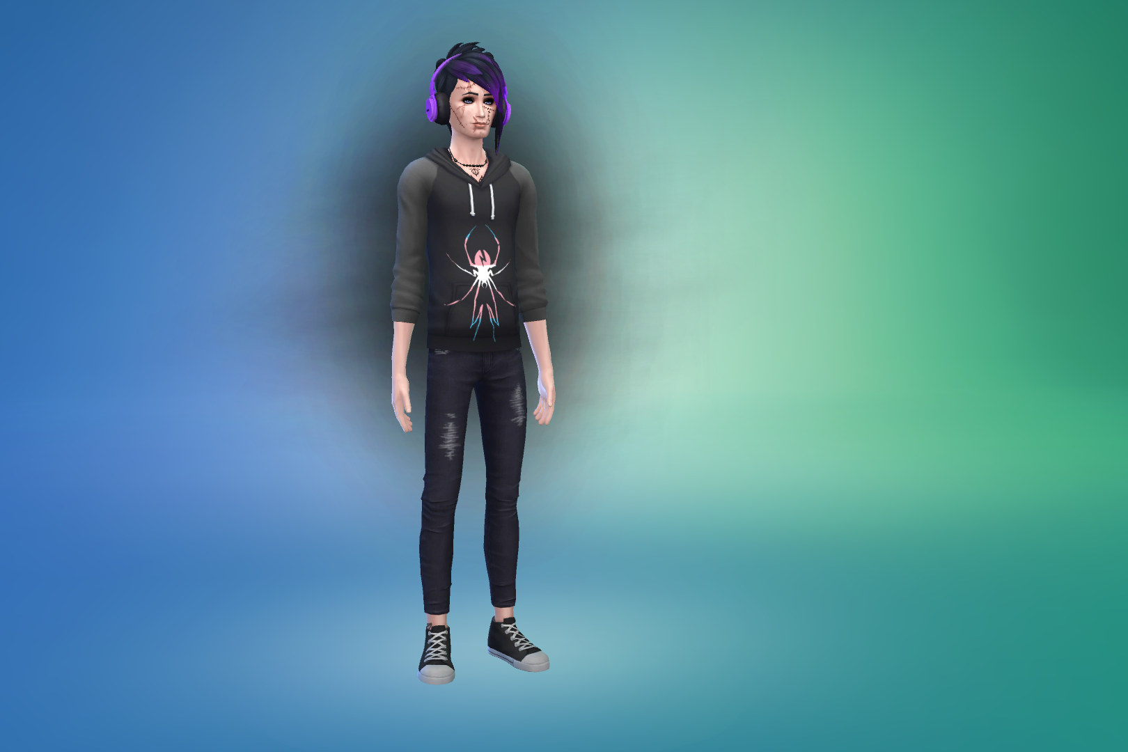 Mod The Sims - (BASEGAME) my chemical romance danger days pride hoodie.