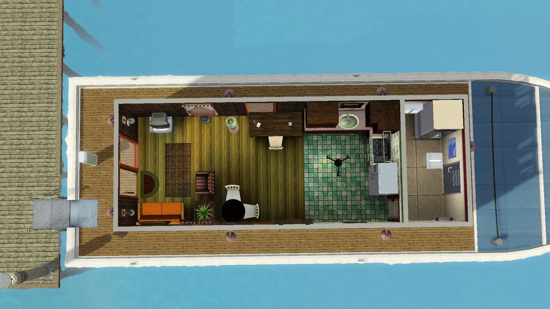 Mod The Sims - The Camper Houseboat