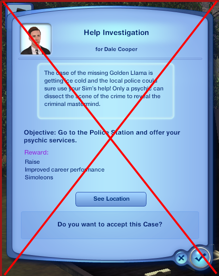 Mod The Sims - No More Non-Cases for Investigators