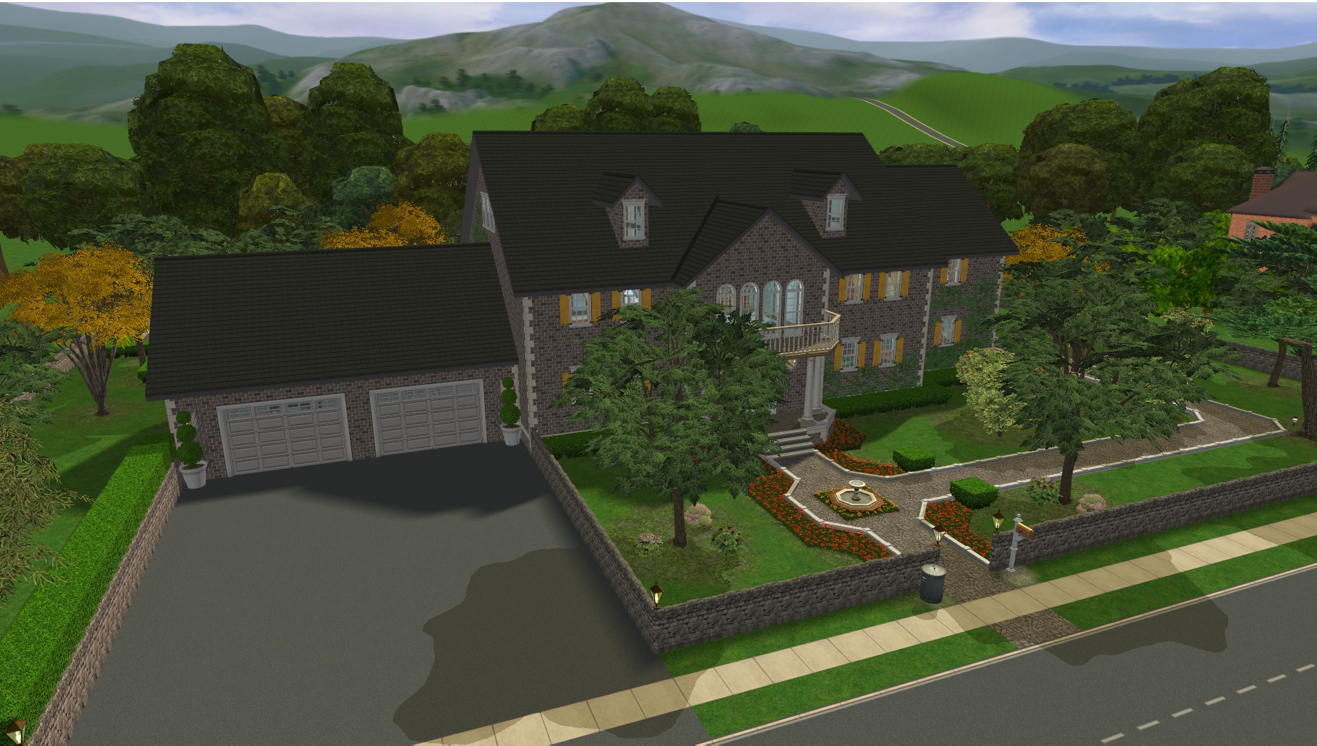 Mod The Sims - Philomena's Mansion (Sims 2 Residential Lot)