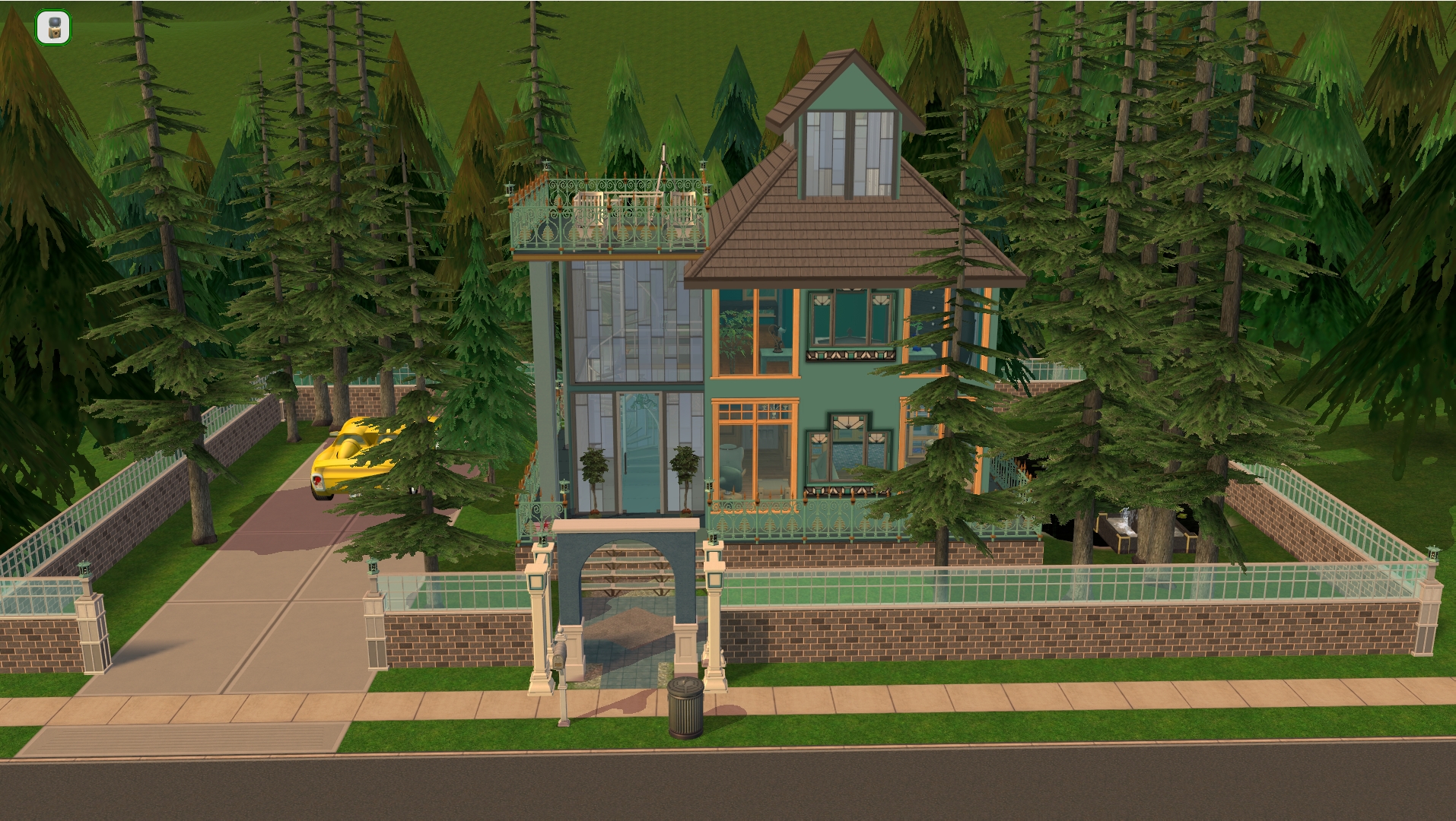 Mod The Sims - Clutch House (Sims 2 Residential Lot) (QR Project)