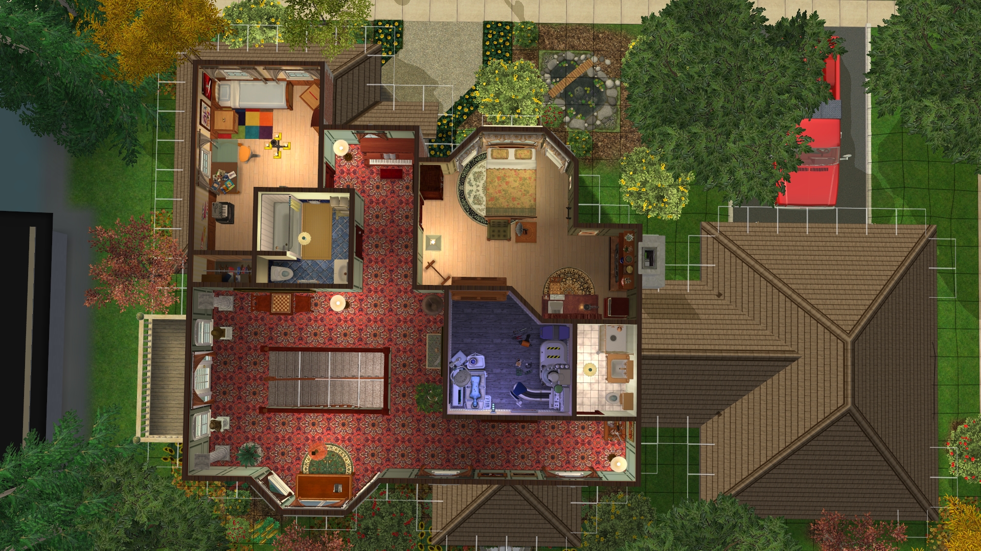 Mod The Sims - Anonymous House (Sims 2 Residential Lot) (QR Project)