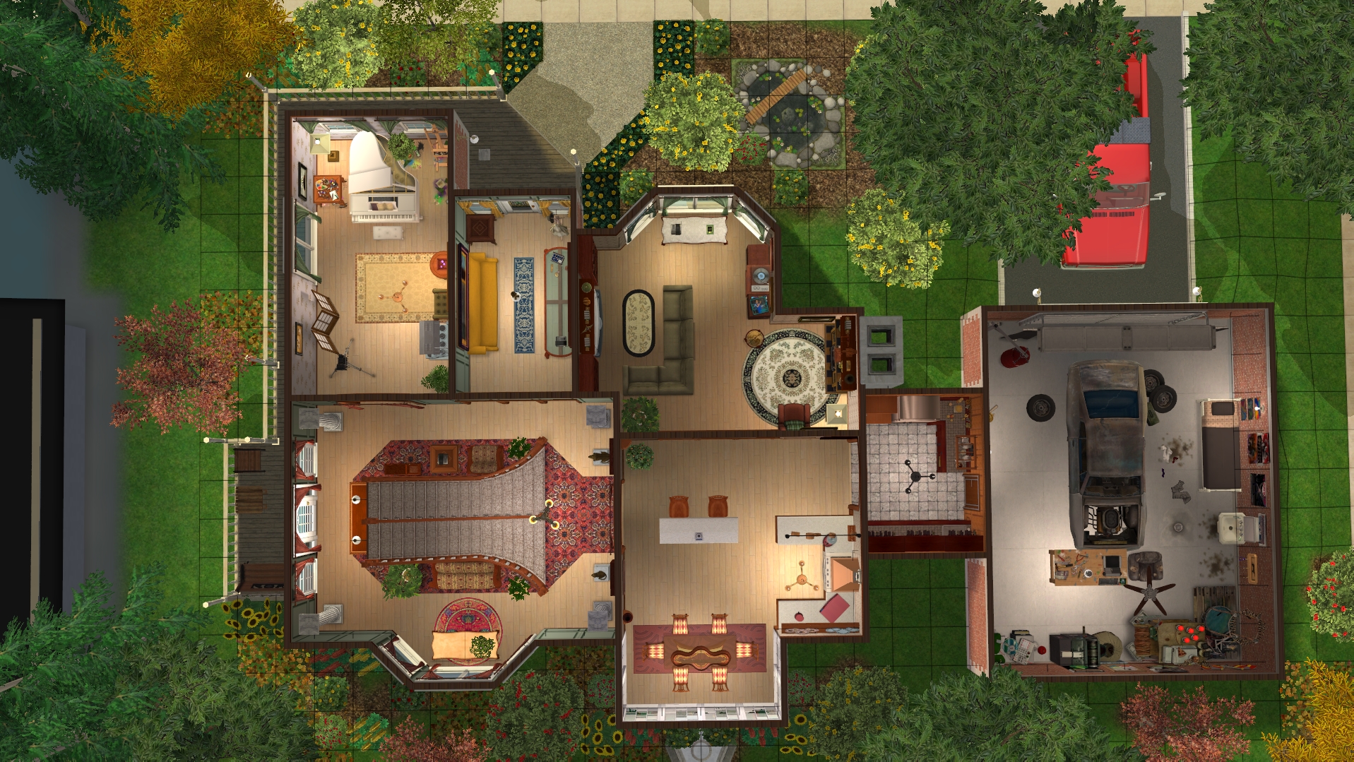 Mod The Sims - Anonymous House (Sims 2 Residential Lot) (QR Project)