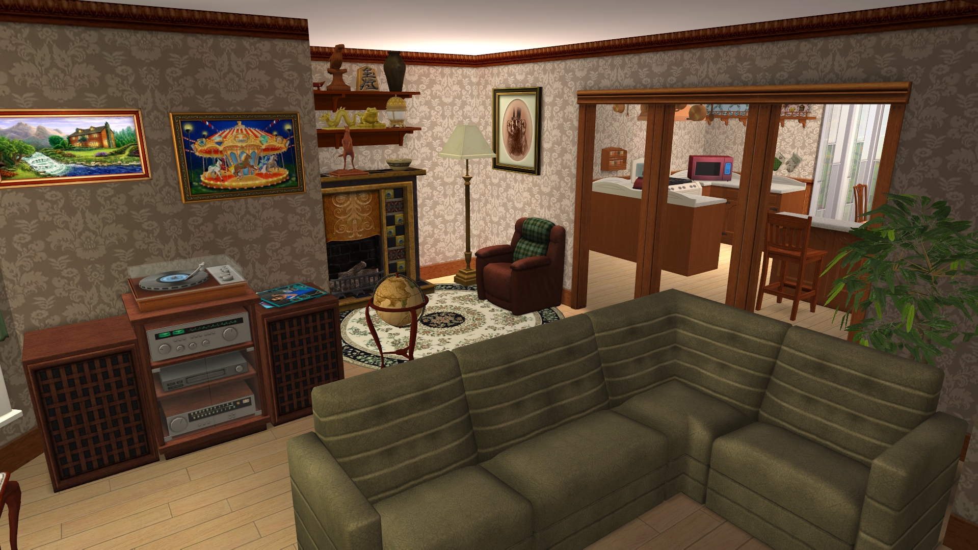 Mod The Sims - Anonymous House (Sims 2 Residential Lot) (QR Project)