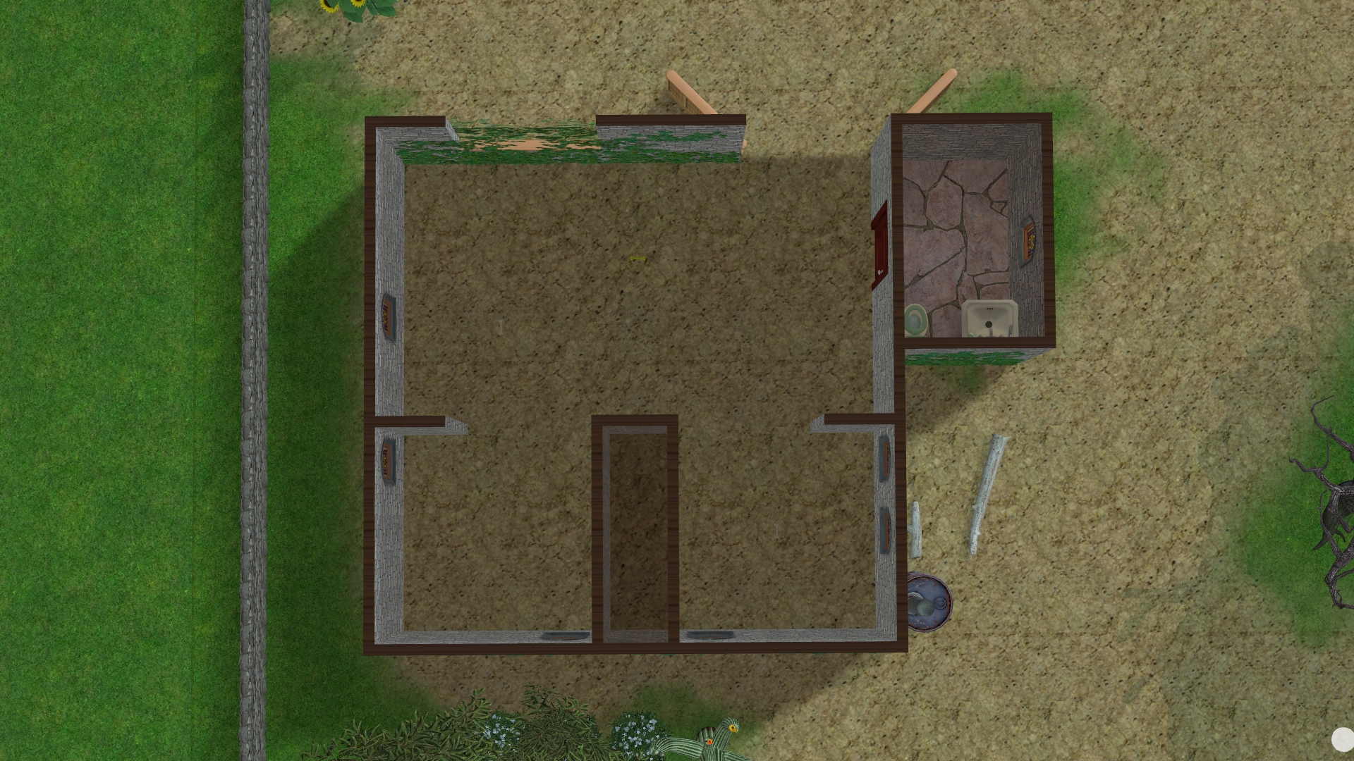 Mod The Sims - Old Silo Farm (Sims 2 Residential Lot)