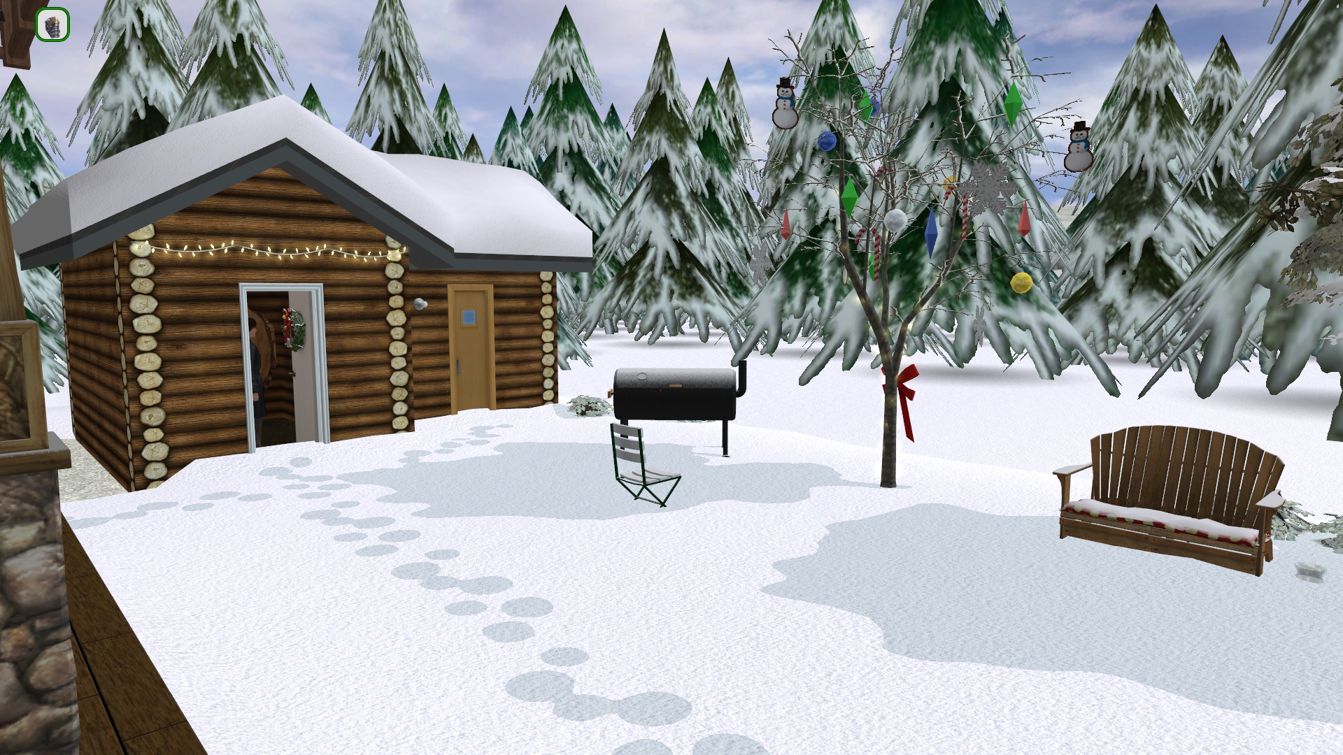 Mod The Sims - Holiday Cabin (Sims 2 Residential Lot)