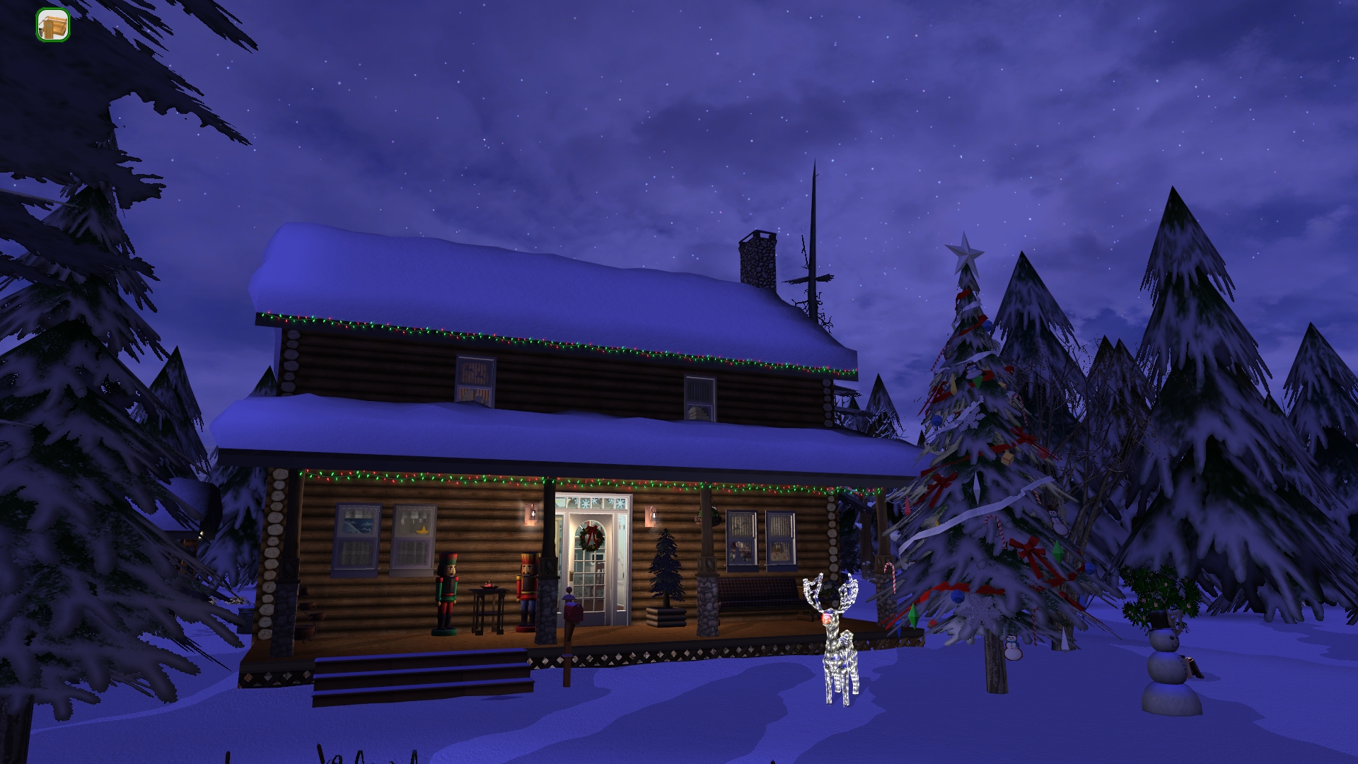 Mod The Sims - Holiday Cabin (Sims 2 Residential Lot)