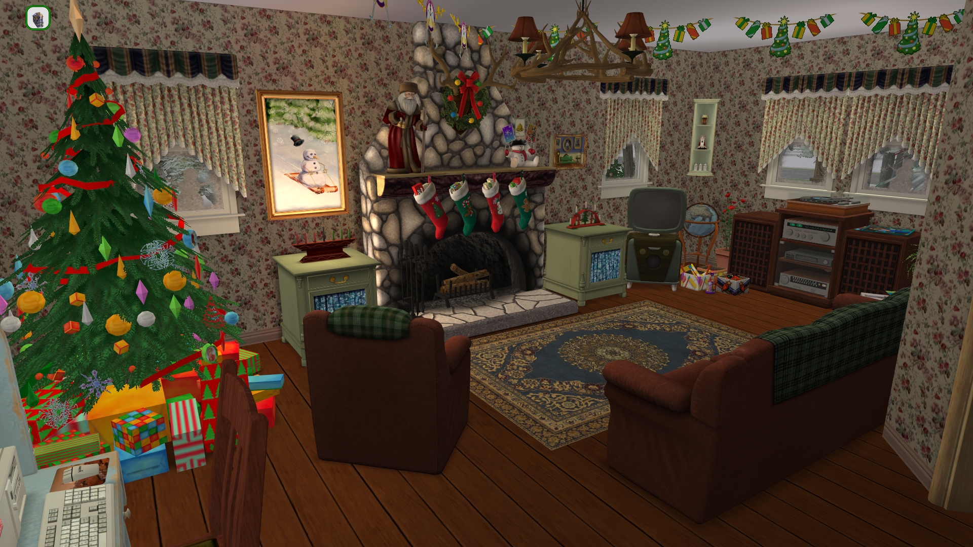 Mod The Sims - Holiday Cabin (Sims 2 Residential Lot)