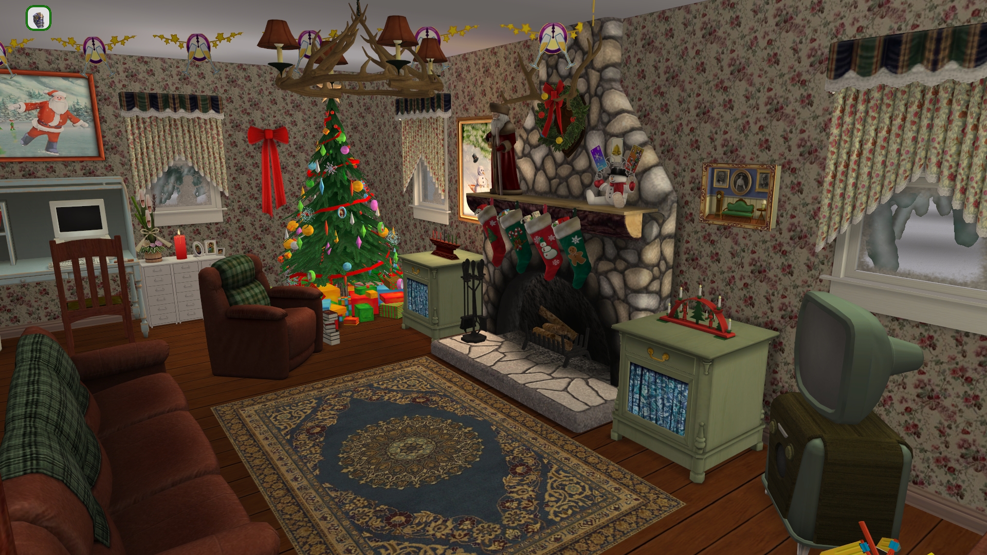Mod The Sims - Holiday Cabin (Sims 2 Residential Lot)