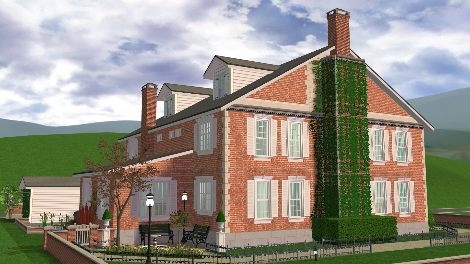 Mod The Sims - Manor Pack (Three Sims 2 Residential Lots)