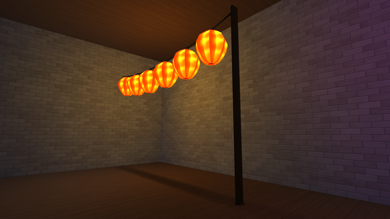 Mod The Sims - Hanging Paper Lanterns (updated LODs)