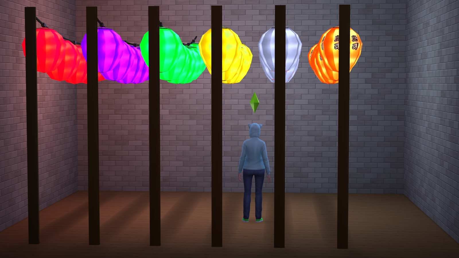 Mod The Sims - Hanging Paper Lanterns (updated LODs)