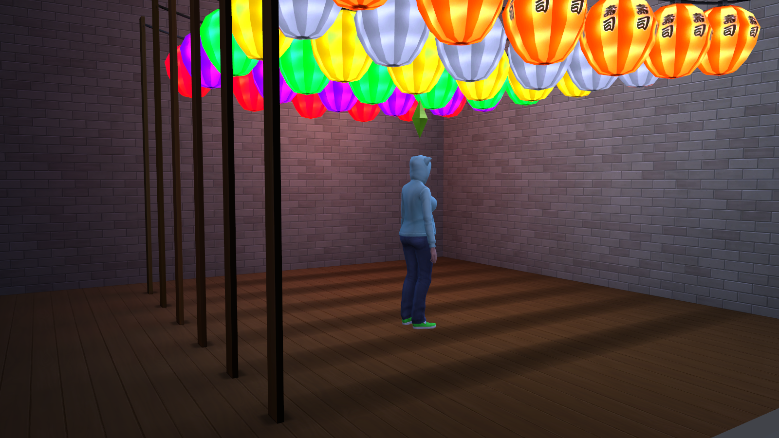 Mod The Sims - Hanging Paper Lanterns (updated LODs)