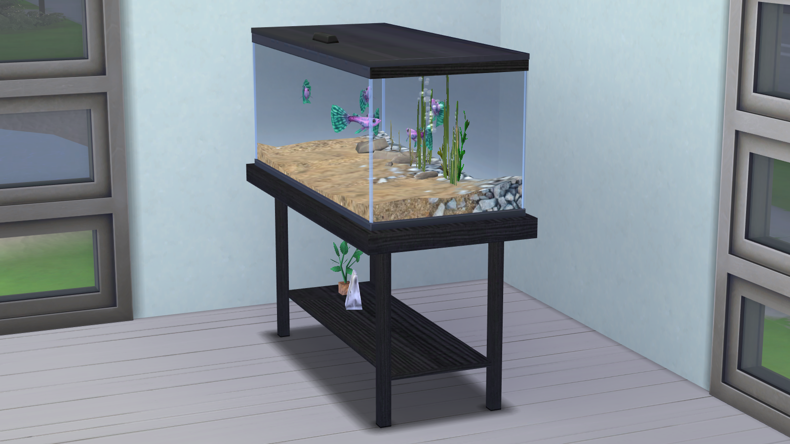 Mod The Sims - Modern Style Aquarium