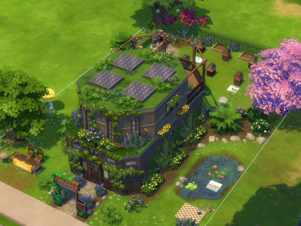 Mod The Sims - Bee Kind Bee Residence & Shop - No CC