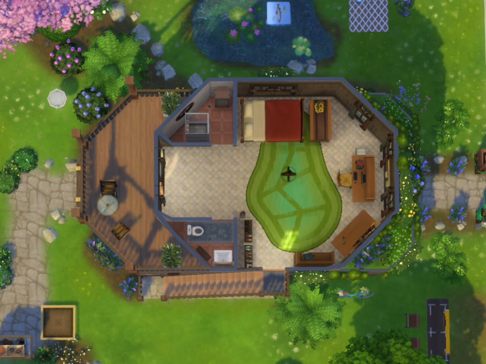 Mod The Sims - Bee Kind Bee Residence & Shop - No CC