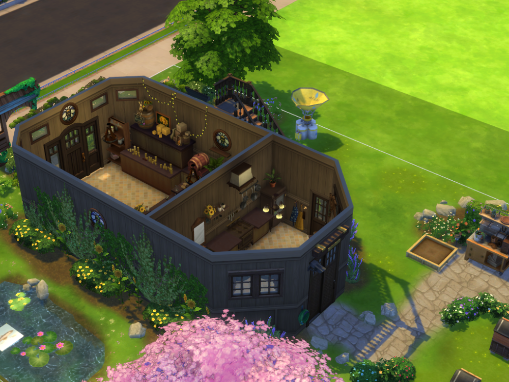 Mod The Sims - Bee Kind Bee Residence & Shop - No CC