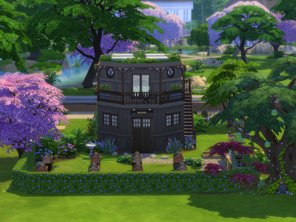 Mod The Sims - Bee Kind Bee Residence & Shop - No CC