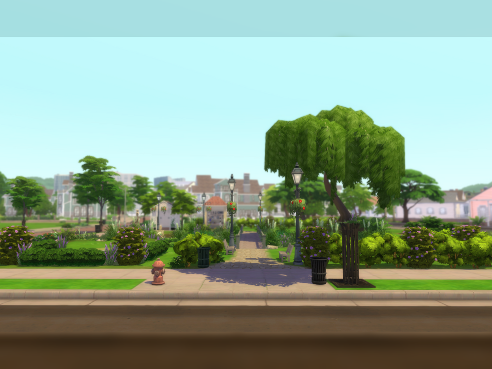 Mod The Sims - Willow Park - No CC