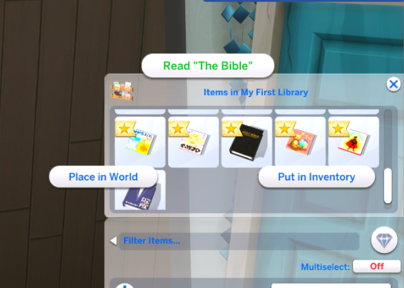 Mod The Sims - The Bible [CC] Functional