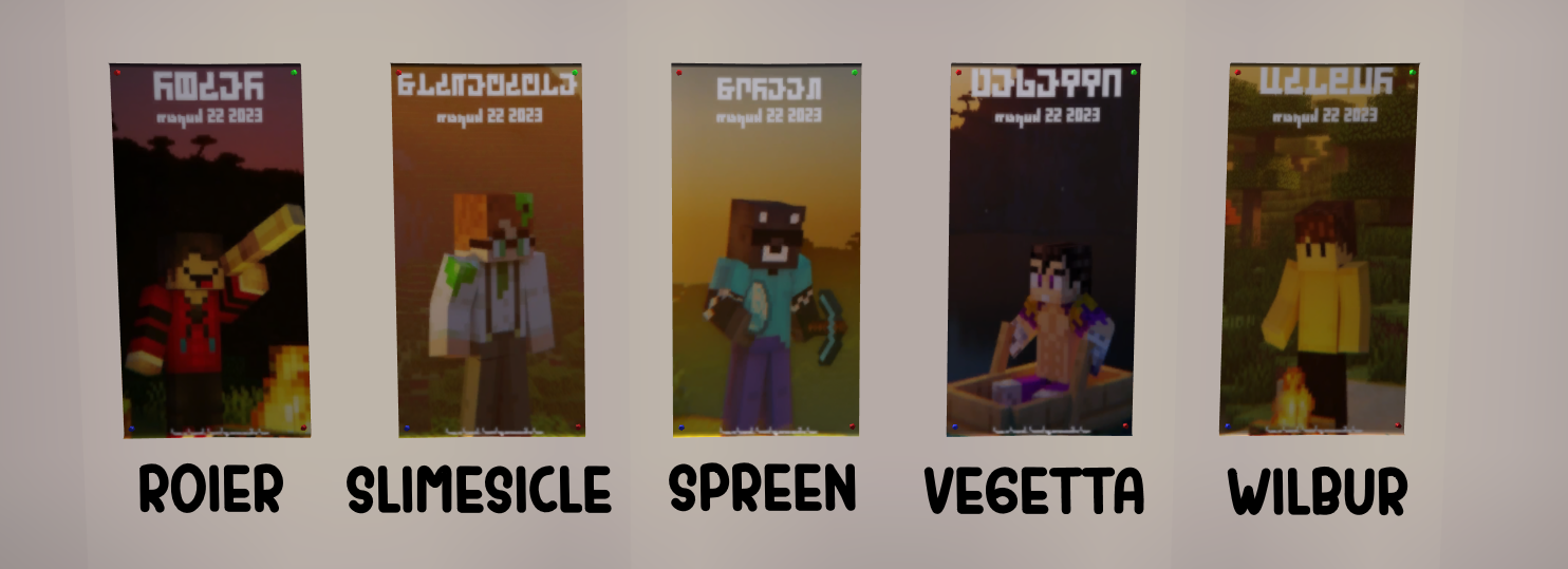 Mod The Sims - 32 QSMP Simlish Translated Posters